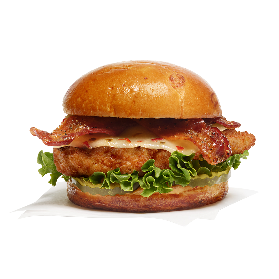 Maple Pepper Bacon Sandwich w/ Chick-fil-A® Filet Nutrition and ...